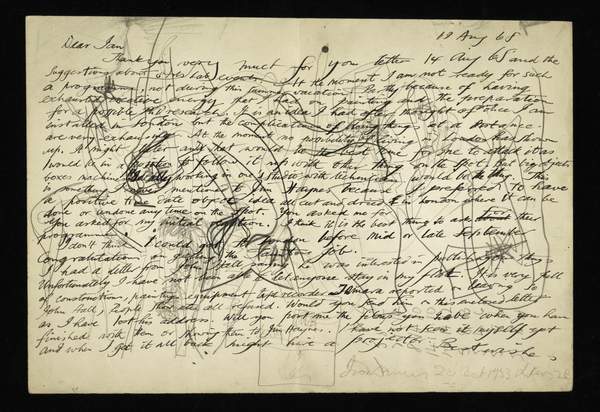 Letter from Ivor Davies to Ian Breakwell‘, Ivor Davies, recipient: Ian ...