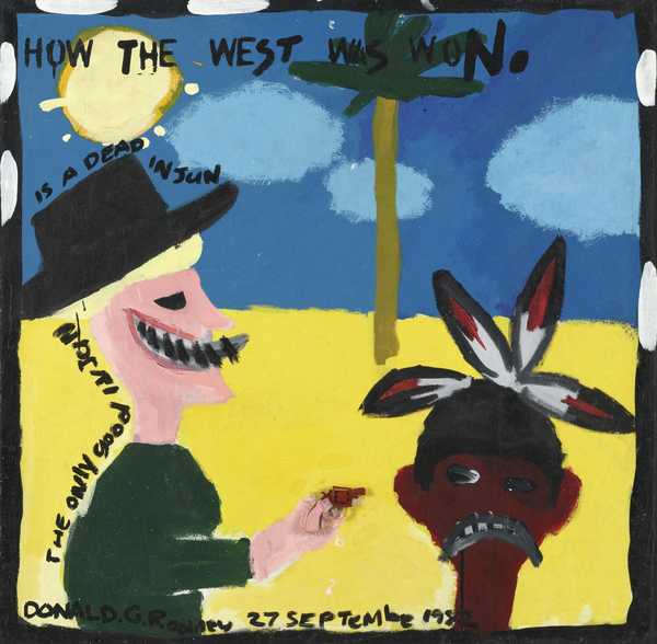 ‘How the West was Won‘, Donald Rodney, 1982 | Tate