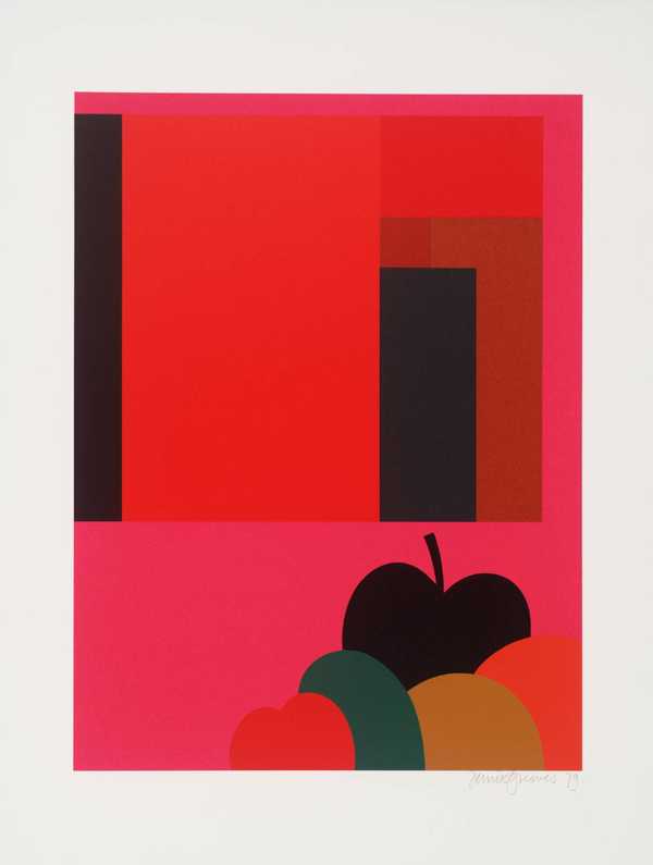‘Abstract Painting with Fruit‘, Derrick Greaves, 1979 | Tate