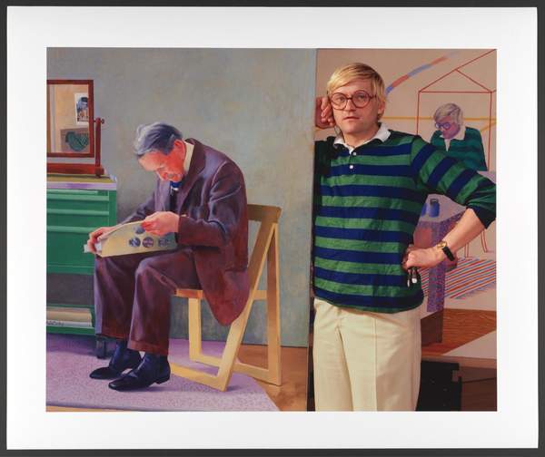 David Hockney’, portrait photograph by Bern Schwartz‘, collection owner ...