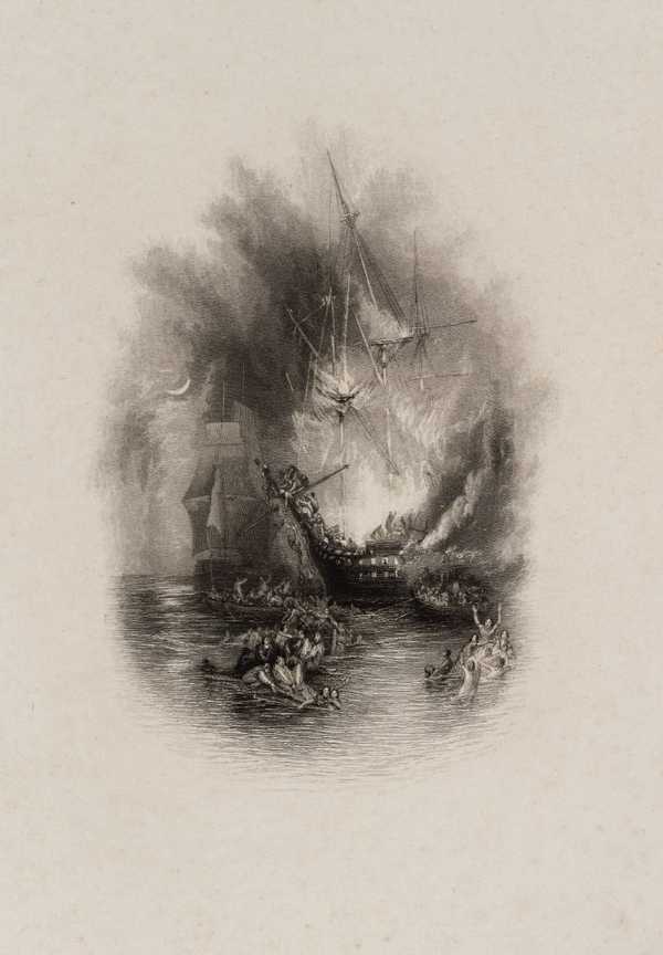 ‘Fire at Sea‘, after Joseph Mallord William Turner, 1835 | Tate