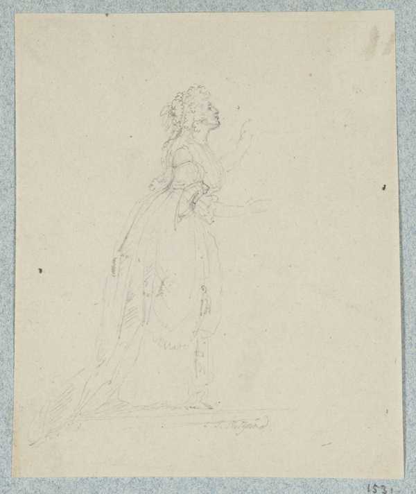 ‘Tragedy Actress‘, Edward Francis Burney | Tate