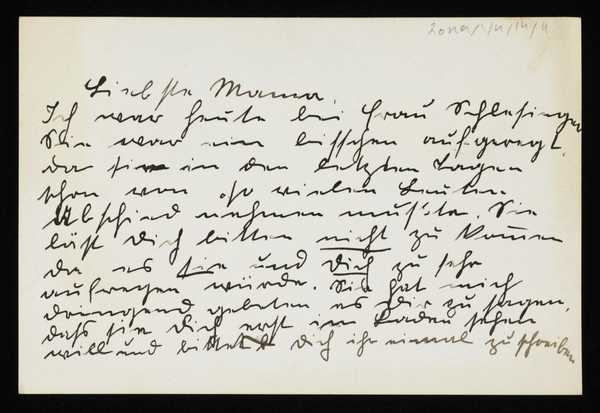 Letter to Anna von Lieben‘, Henriette von Motesiczky, recipient: Anna ...