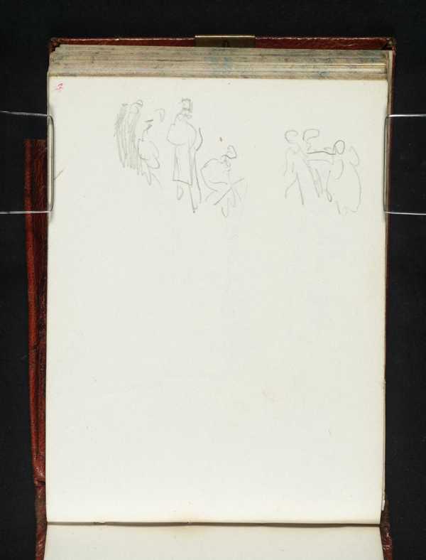 ‘Groups of Figures‘, Joseph Mallord William Turner, 1845 | Tate