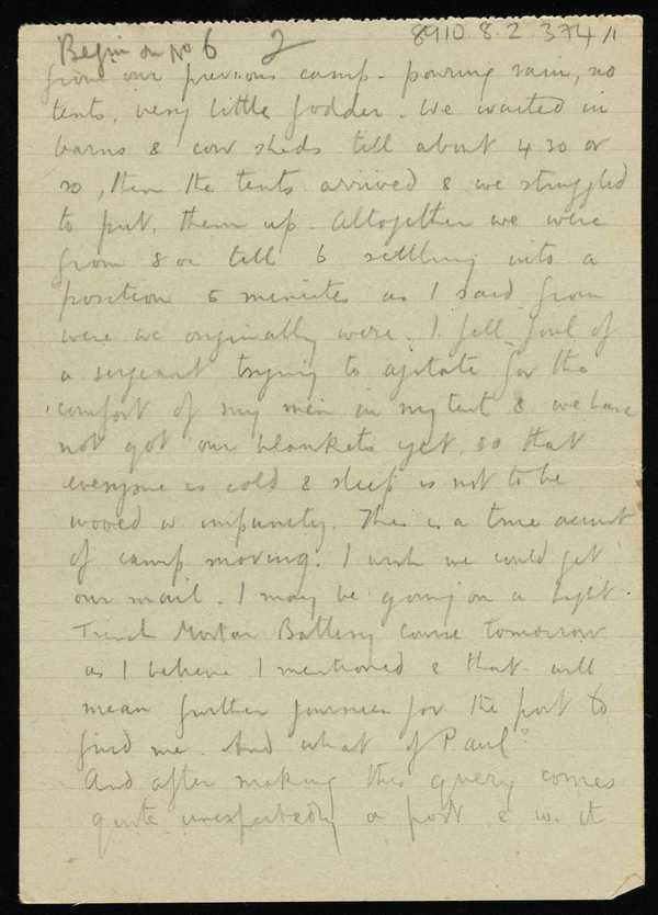 Letter from John Nash to Christine Nash‘, John Nash, recipient ...