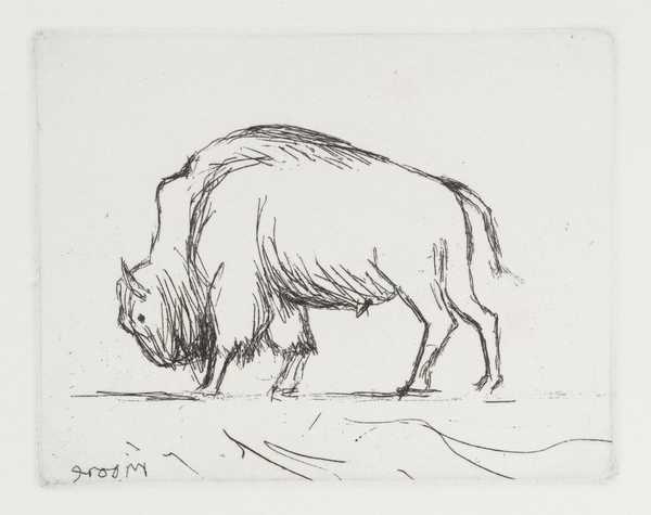 accompanying text for ‘Animals in the Zoo’: (1st Page)]‘, Henry Moore ...