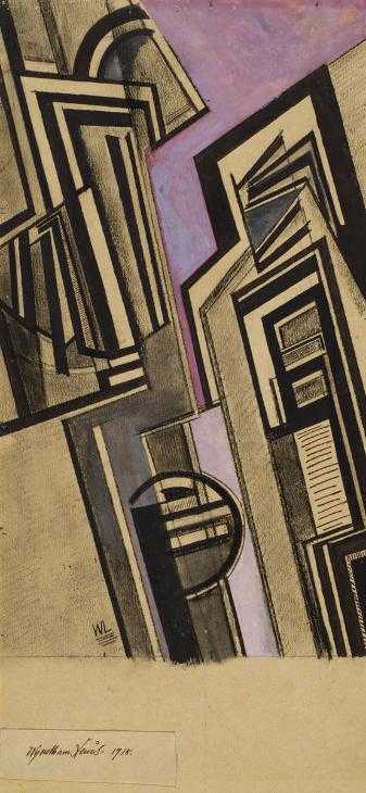 ‘Vorticist Composition‘, Wyndham Lewis, 1915 | Tate