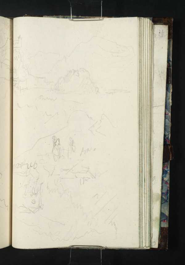 ‘Mountain Scenery and Buildings‘, Joseph Mallord William Turner, 1833 ...