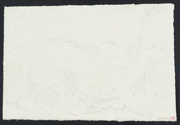 ‘A Mountain Scene with Trees, Possibly in France‘, Joseph Mallord ...