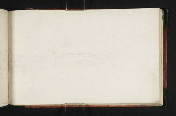 ‘Rye from Winchelsea‘, Joseph Mallord William Turner, c.1816–18 | Tate