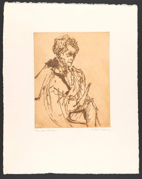 Jean Cocteau’‘, Milein Cosman, [c.1970s]‘, Milein Cosman, [c.1970s ...