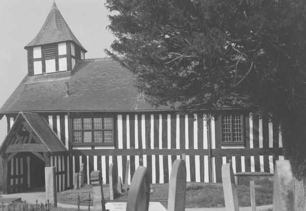 Photograph of St Peter’s Church in Melverley, Shropshire‘, John Piper ...