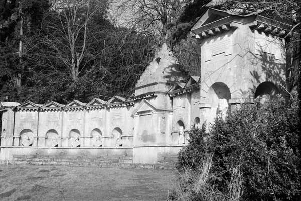 Photograph of the Temple of British Worthies in Stowe, Buckinghamshire ...