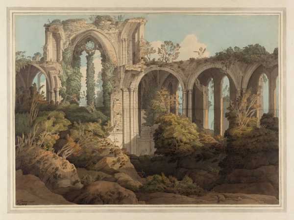 ‘Netley Abbey‘, Francis Towne, 1809 | Tate