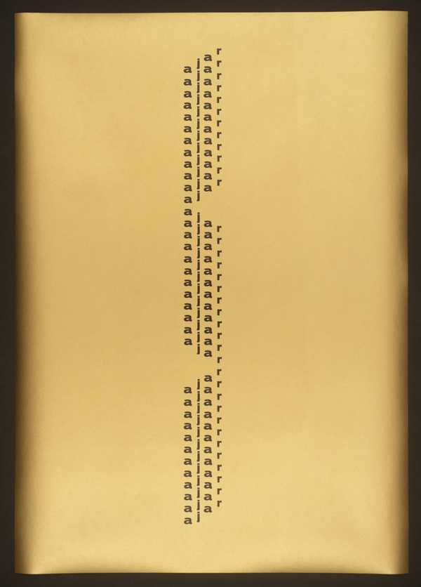 ‘Ajar‘, Ian Hamilton Finlay, 1968 | Tate