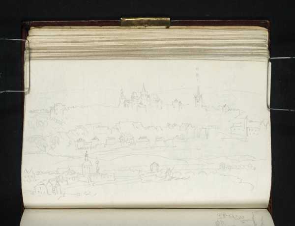 ‘Trier from the West‘, Joseph Mallord William Turner, 1824 | Tate