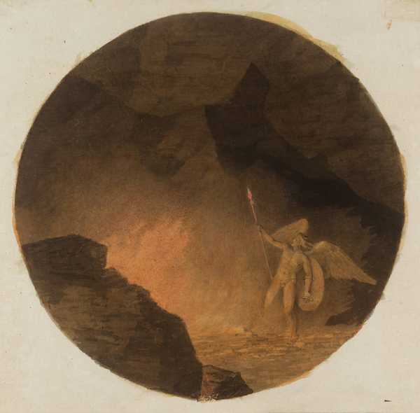 ‘Satan Summoning his Legions‘, John Robert Cozens, c.1776 | Tate