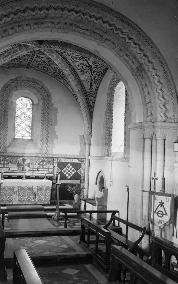 Photograph of the interior of St Michael’s Church in Stewkley ...