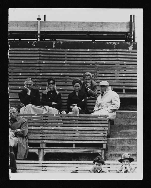 Photograph of Sir Martyn Beckett, Lady Beckett, Dorothy Kalman, Andreas ...
