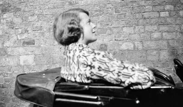Black and white negative, Christine Nash in a car‘, Paul Nash‘, Paul ...