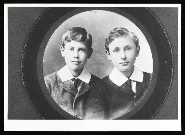 Portrait photograph of John and Colin Goodwyn of Hanwell.‘, Anonymous ...