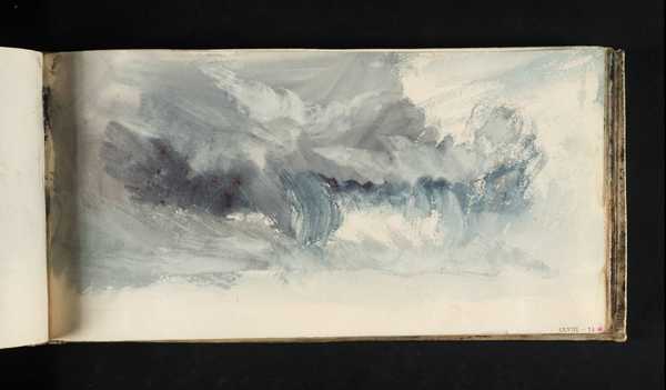 ‘Storm Clouds above the Sea‘, Joseph Mallord William Turner, c.1818 | Tate