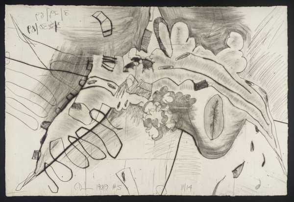 5‘, Carroll Dunham, 1989 | Tate