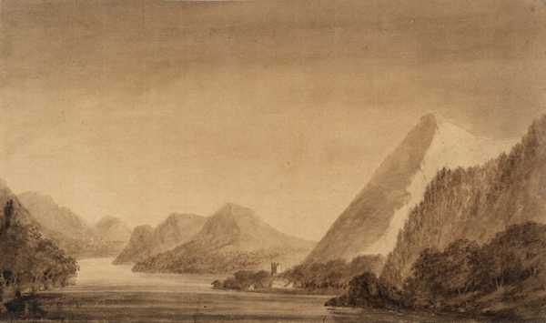 ‘The Rhône‘, Alexander Cozens | Tate