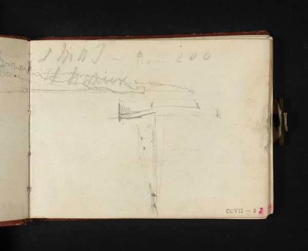 ‘Norris Castle from the Solent, with East Cowes Castle Beyond; a ...