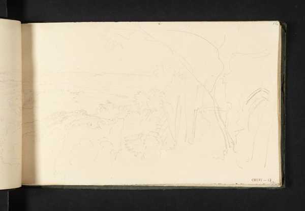 ‘Hackfall on the River Ure, Looking North from Mowbray Castle with ...