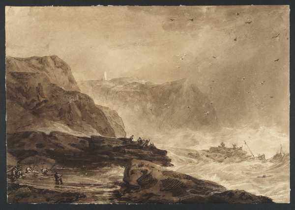 ‘Coast of Yorkshire‘, Joseph Mallord William Turner, c.1806–7 | Tate