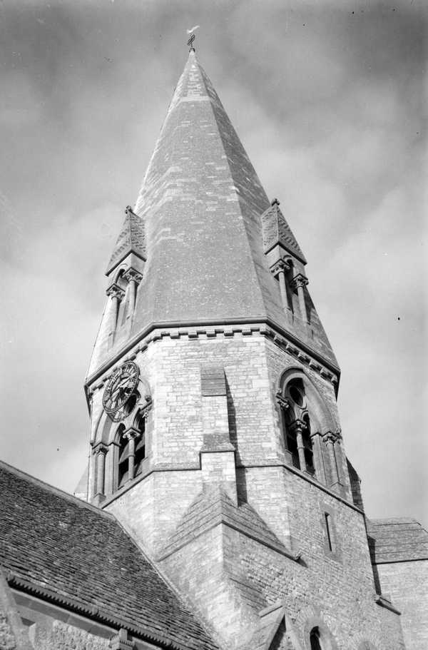 Photograph of St Michael’s Church tower in Leafield, Oxfordshire‘, John ...