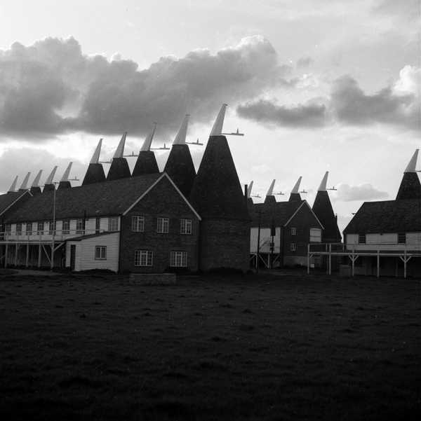 Photograph of Hop Farm oast houses in Beltring, Kent‘, John Piper, [c ...