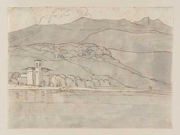 ‘Lake of Lugano‘, Francis Towne, 1781 | Tate