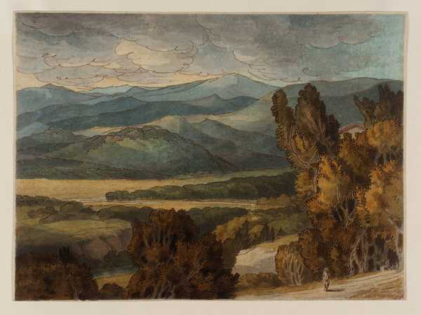 ‘Near Florence‘, Francis Towne | Tate