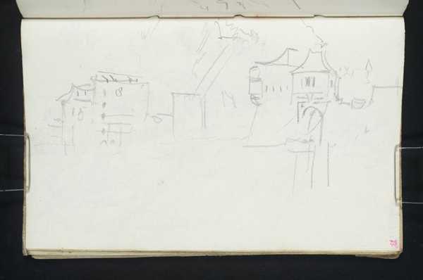 ‘Buildings‘, Joseph Mallord William Turner, c.1837–41 | Tate