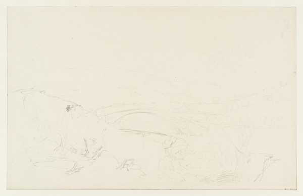 ‘Pontypridd: The Bridge over the River Taf‘, Joseph Mallord William ...