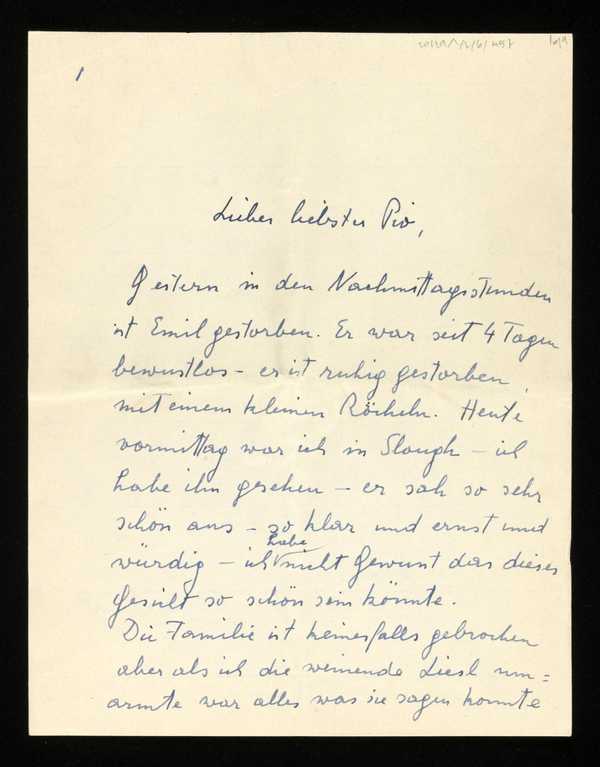 Letter to Elias Canetti‘, recipient: Elias Canetti, [1957]‘, recipient ...