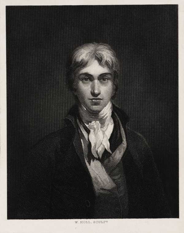 ‘Portrait of Turner, engraved by W. Holl‘, after Joseph Mallord William ...
