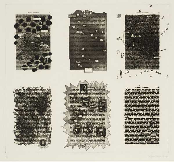 ‘A Humument Supplement I‘, Tom Phillips, 1972 | Tate