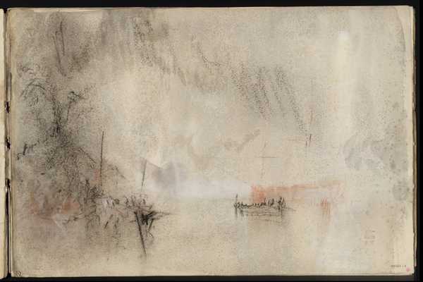 ‘Whalers‘, Joseph Mallord William Turner, c.1844–5 | Tate