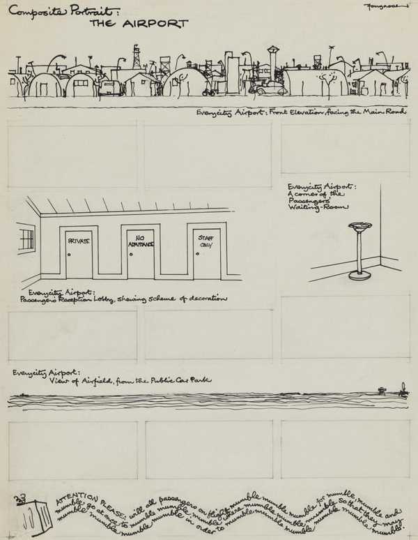 Cartoon from Punch captioned ‘Composite Portrait: The Airport ...