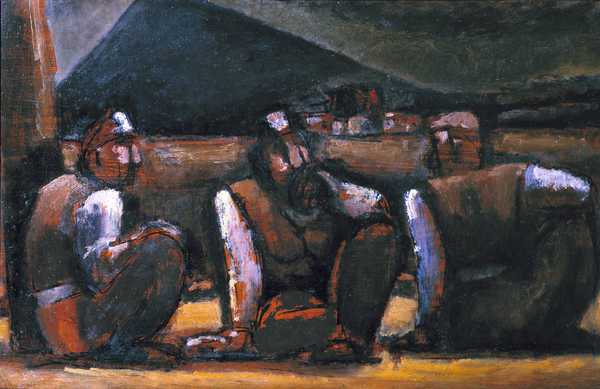‘Three Miners‘, Josef Herman, 1953 | Tate