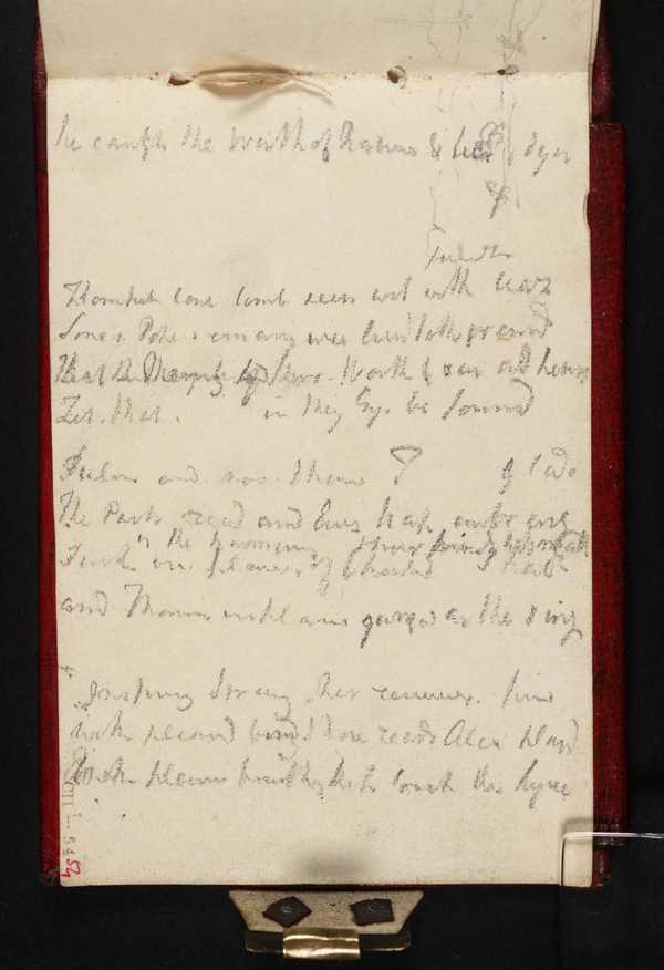 ‘Verses (Inscriptions by Turner)‘, Joseph Mallord William Turner, c ...