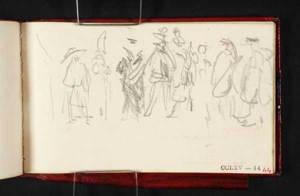 ‘Sketches of Figures in Fancy Costume‘, Joseph Mallord William Turner ...