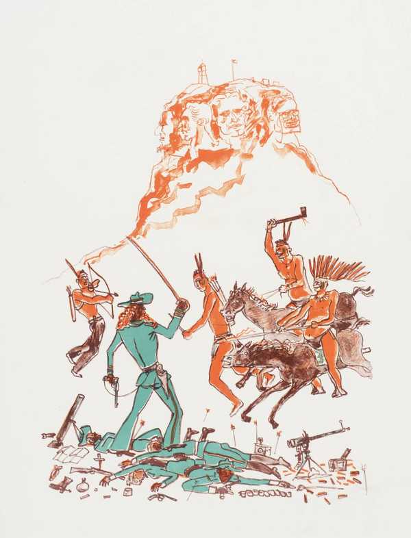‘6. Custard’s Last Stand‘, Warrington Colescott, 1968 | Tate