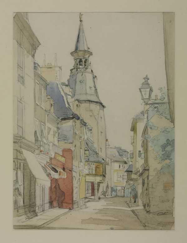 ‘A Belfry at Dinan‘, Dugald Sutherland Maccoll, exhibited 1906 | Tate