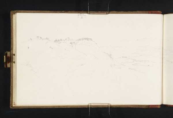 ‘View of Monte Mario and the Ponte Molle, Rome, and a Sketch of the ...