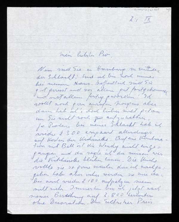 Letter to Elias Canetti‘, recipient: Elias Canetti, 24 September [1959 ...