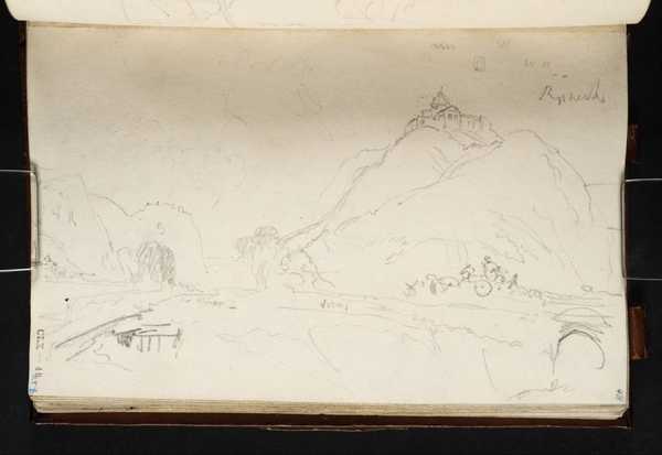 ‘Burg Rheineck, with Hammerstein in the Distance, Looking Upstream from ...